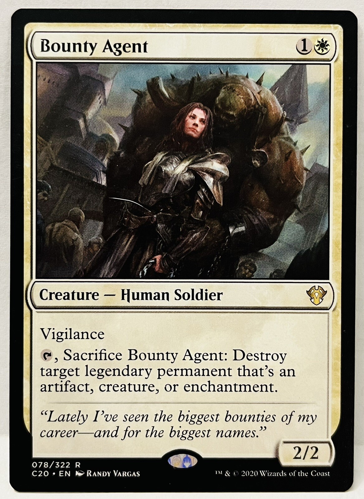 MTG-Bounty Agent #78- Commander 2020- Regular- NM | eBay