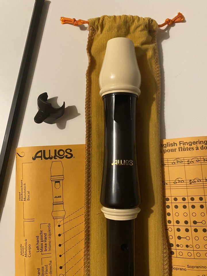 Aulos 205A Descant Soprano Recorder (Yellow Bag) School Recorder Made ...