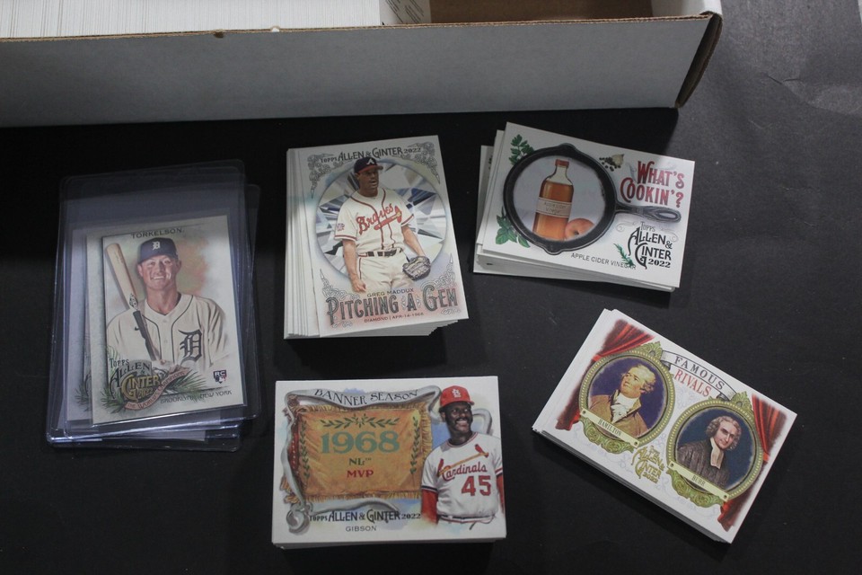 2022 TOPPS ALLEN AND GINTER COMPLETE MASTER SET ALL INSERT SETS!! | eBay