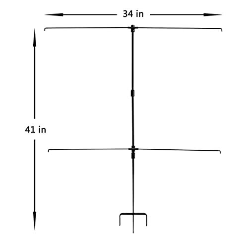 Highwild Adjustable Steel Paper Target Stand with 8 Clips | eBay