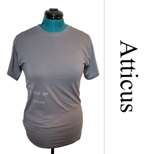 Atticus Gray Poetry Is Life Short Sleeve T Shirt Womans Size Small ...