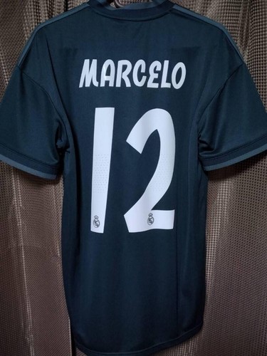 Marcelo #12 Real Madrid 2018 2019 Official Away Jersey Size S MINT ...