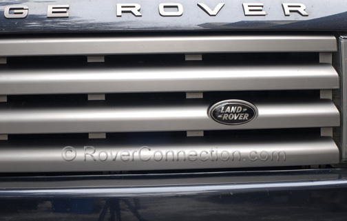 Land Range Rover Sport LR3 LR4 Discovery Freelander Grill BLACK BADGE ...