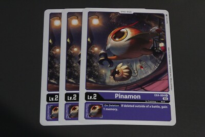 Digimon TCG (2020) - EX4-004 - 3x Pinamon - Purple - Uncommon | eBay UK