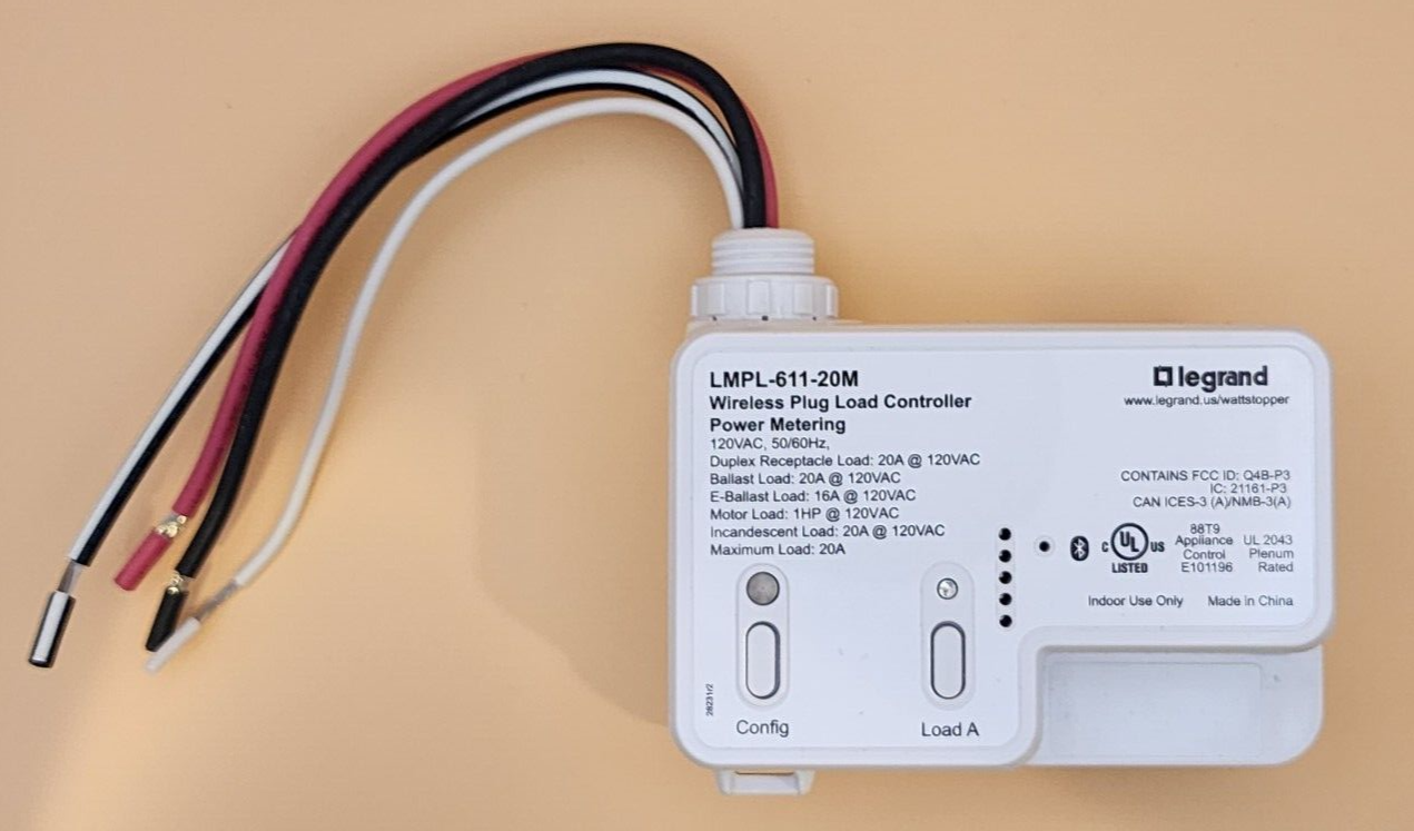 Legrand Wattstopper LMPL-611-20M Wireless Plug Load Controller | eBay