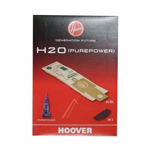 5 X HOOVER H20 PURE POWER VACUUM CLEANER HOOVER BAGS AND FILTER ...
