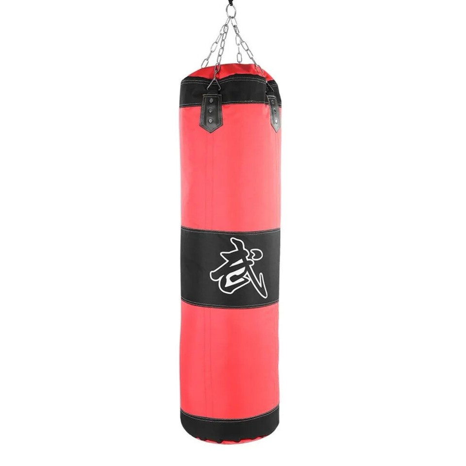 Empty Boxing Sand Bag Hanging Kick Sandbag Boxing Training Sandbag Set ...