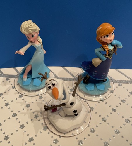 Disney Infinity Frozen Olaf Elsa & Anna Figures Wii PS3 PS4 Xbox 360 ...