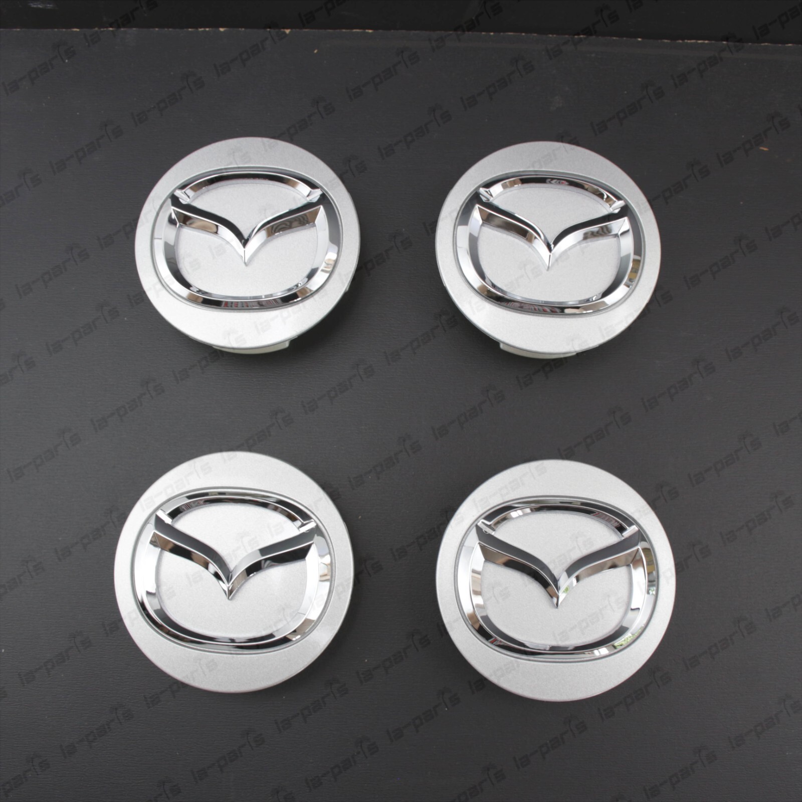 GENUINE MAZDA 3 5 6 MIATA RX8 CX7 CX9 SILVER WHEEL CENTER CAP BBM2-37 ...