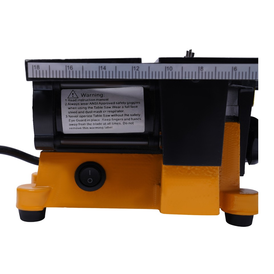 44" DIY Electric Table Saw Power Tool metal Wood Cutting Machine ...