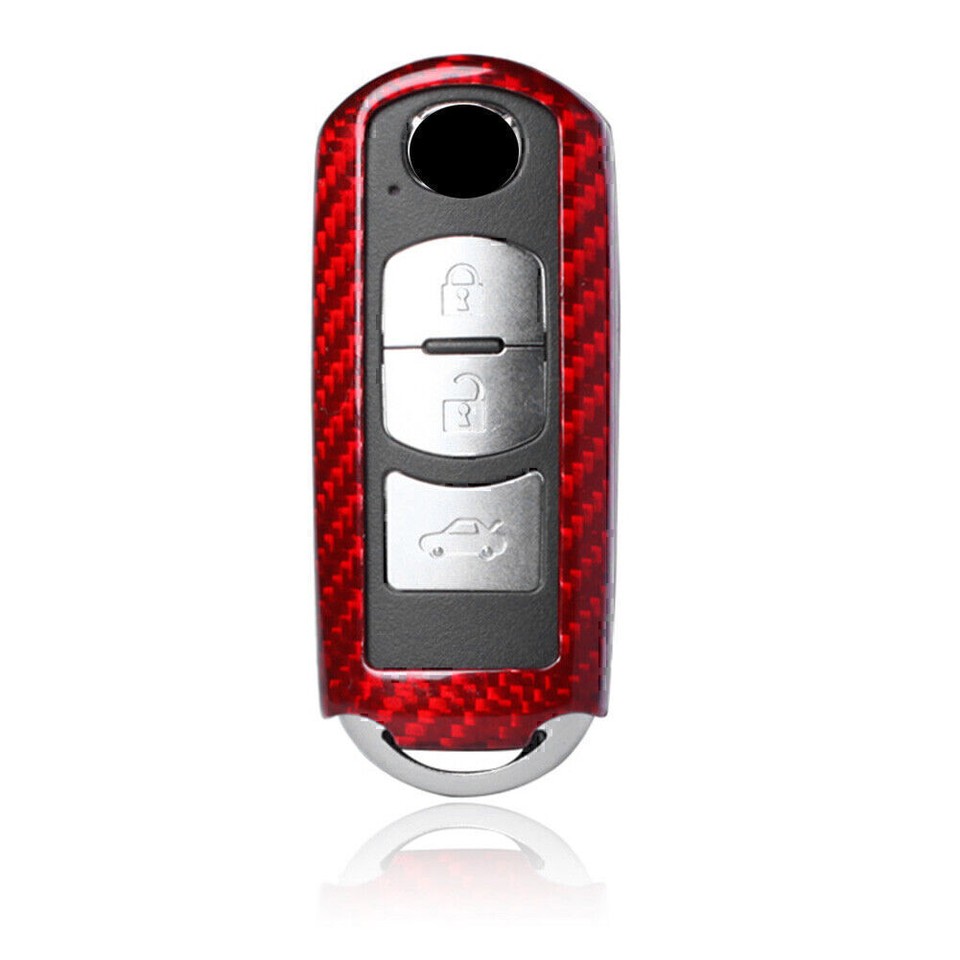 Red Auto Remote Key Protector Case Fob Shell Cover for Mazda 3 6 CX 5 9 ...