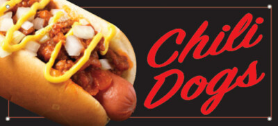 20x48 Inch CHILI DOGS Vinyl Banner Hot Dogs Sign - kb | eBay