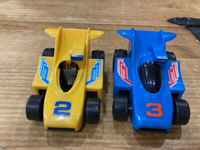 Vintage 1980's FE Hong Kong Plastic Pulling String Race Car Toys ...
