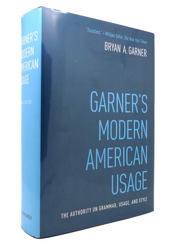 Garner's Modern American Usage Bryan A. Garner hardcover Like New ...