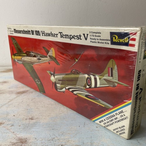 VTG Revell Fighting Deuces Model Kit – Bf109 & Tempest V 1/72 NIB ...