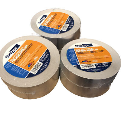 3 Shurtape Cold Temperature Foil Scrim Kraft Insulation Tape 72mm x 46m ...