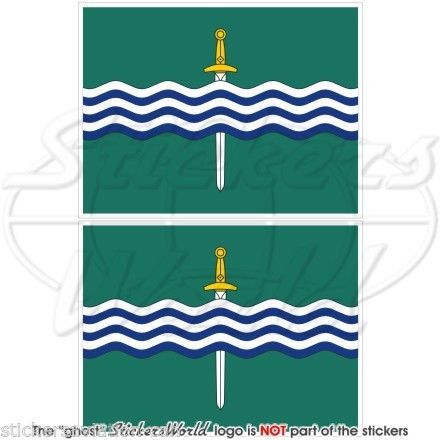 PETERBOROUGH Flag Ontario Canada Canadian Bumper Decals Stickers, 4 ...