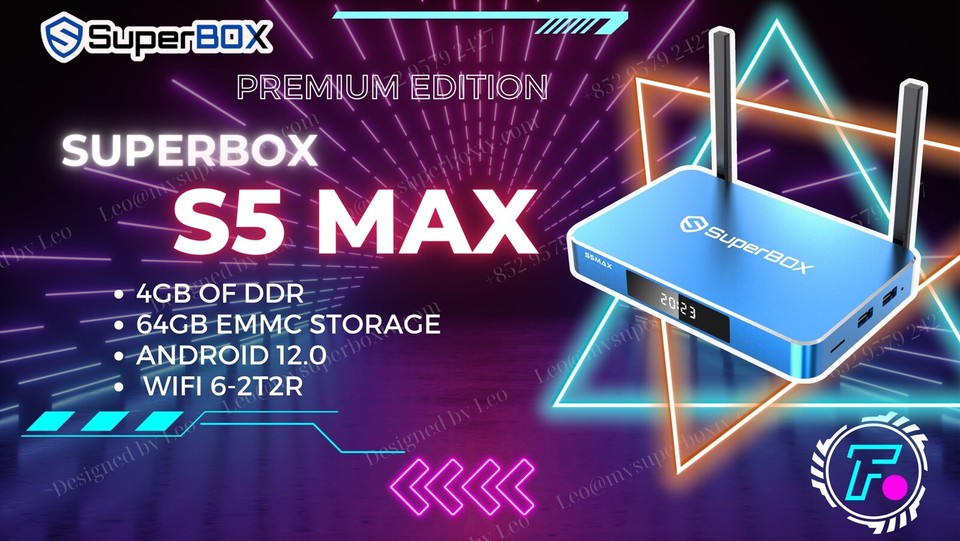 SuperBox S5MAX Ultra HD Smart Media Player Blue (FACTORY SEALED) | eBay