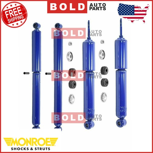 Monroe Front & Rear Shock Absorbers Kit Set For Ford Ranger 90-97 ...