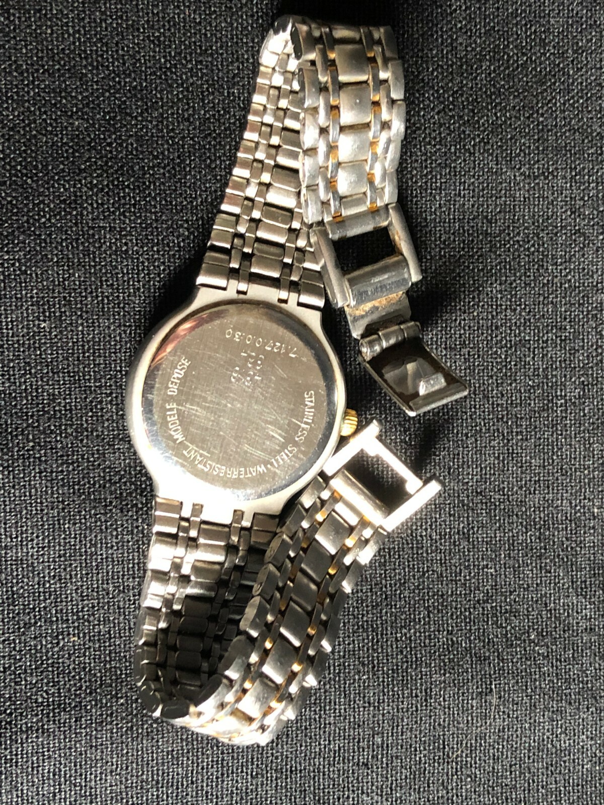 LADIES STAINLESS STEEL ROTARY QUARTZ WATCH WATER RESISTANT MODELE ...