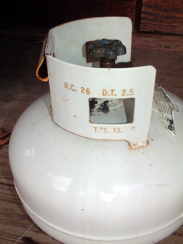 Boat or Camper, Propane Tank, Small, Compact, 2.5, Manchester,13" high ...