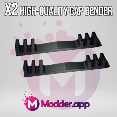 x2 Black Variable Hat Bill Bender Baseball Cap Shaper Brim Curver ...