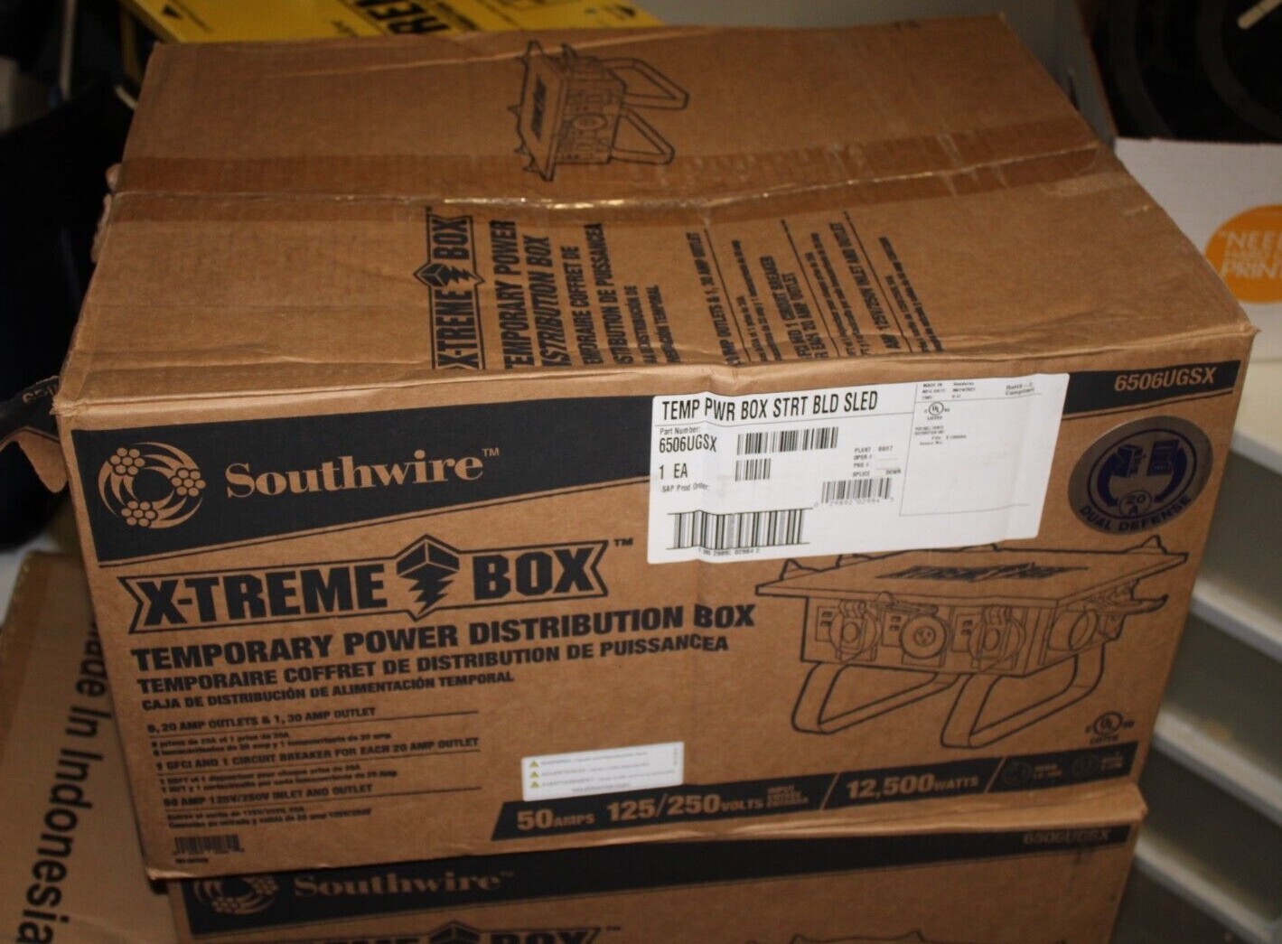 NEW SOUTHWIRE X-TREME TEMPORARY POWER DISTRIBUTION POWER BOX 6506UGSX ...