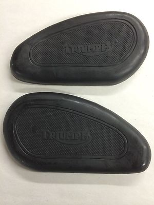 TRIUMPH GAS TANK KNEE PADS KNEE GRIPS 47-62 500 650 4 GALLON TANKS | eBay