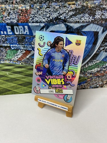 Topps Match Attax 2024/25 2025 Lionel Messi Barcelona Vintage Vibes ...