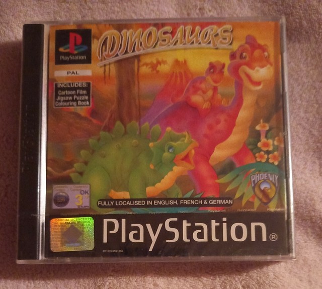 Dinosaurs Sony PlayStation 1 PAL Ps1 Vintage Game Younger Childs Kids ...
