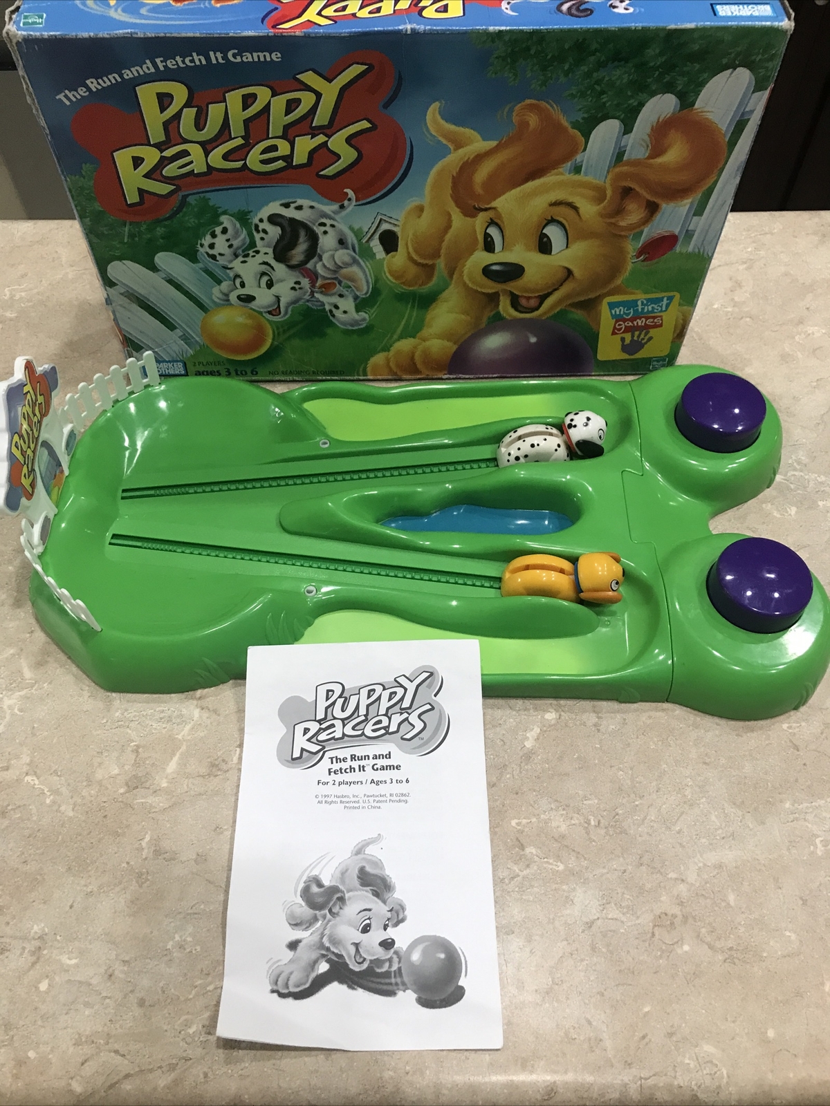 Vintage Puppy Racers Game by Parker Brothers Hasbro - 1999 Edition ...