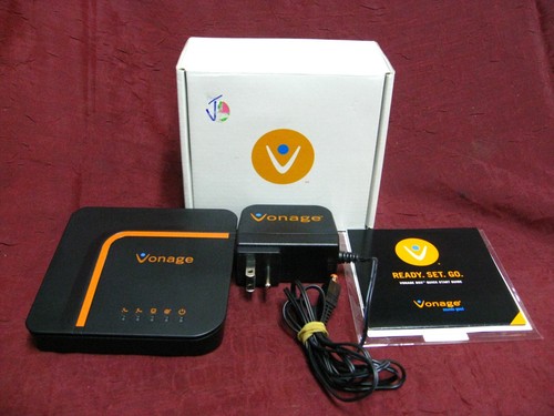 Vonage Digital Phone Service Adapter VOIP Router VDV23-VD with Power ...