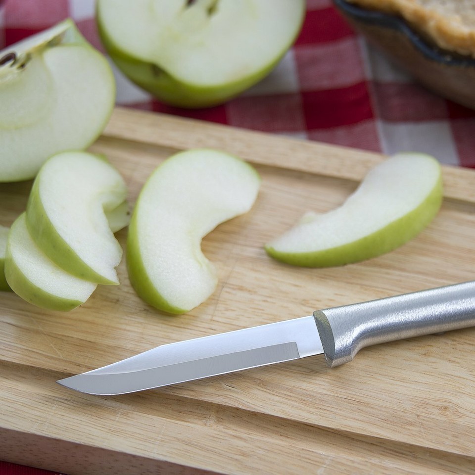Rada Oak Block Set S58 - 7 Kitchen knives, 13 slot Block USA made ...