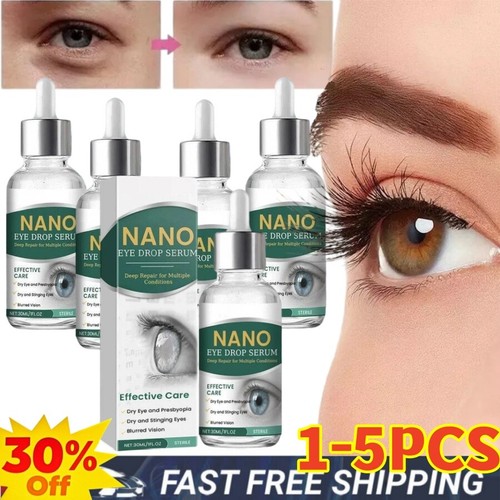 Nano Eye Drops Serum, Natural Nano Lubricant Eye Drops for Dry Eye ...