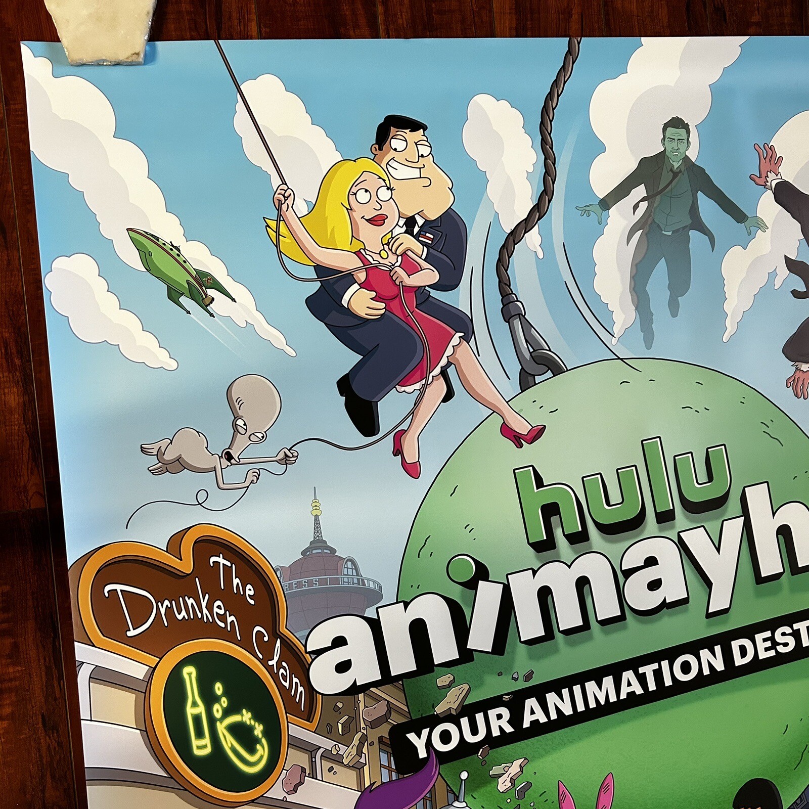 ANIMAYHEM HULU Your Animation Destination Bus Stop Original Poster ...