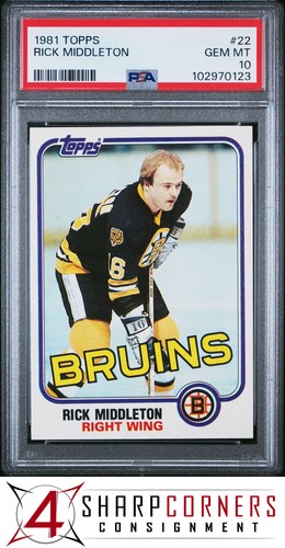 1981 TOPPS #22 RICK MIDDLETON BRUINS PSA 10 | eBay
