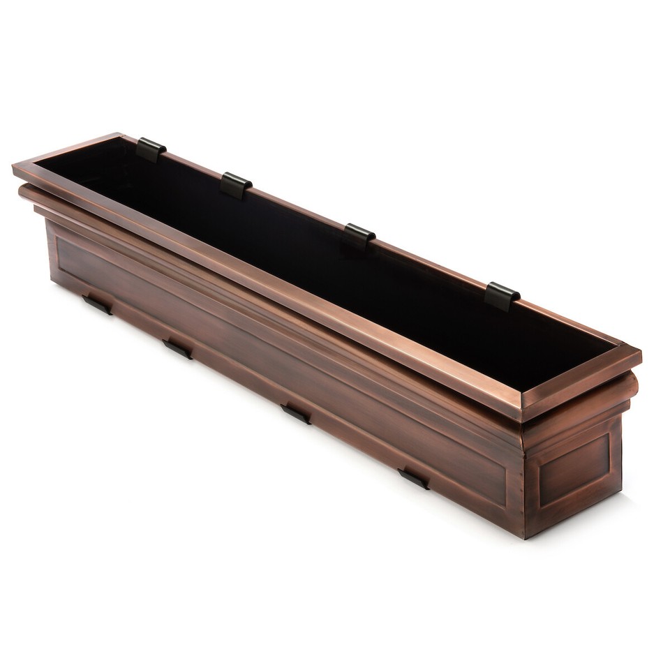 H Potter GAR513B Williamsburg Window Box 48 Inch Flower Planter Garden ...