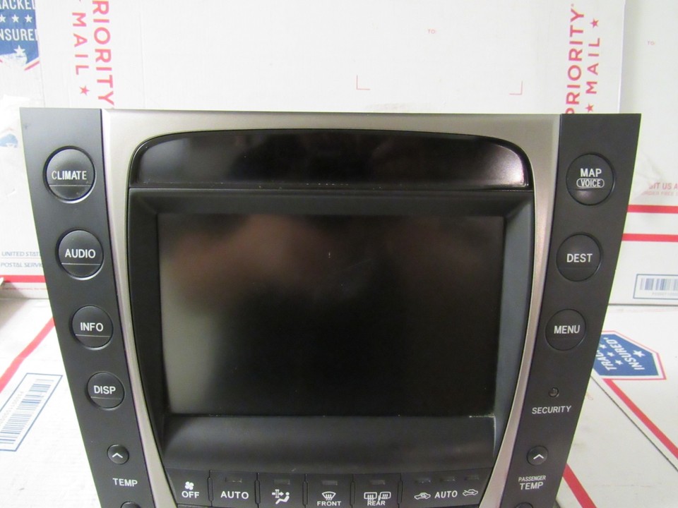 2006 2007 LEXUS GS300 RADIO NAVIGATION DISPLAY SCREEN WITH HEATER AC ...
