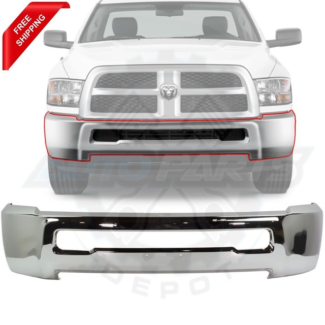 Bumper Face Bar Front Chrome RAM 2500 2014-2016 CH1002391 68045699ab ...