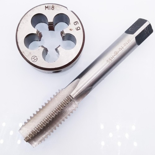 HSS M18 x 2.5mm Tap & M18 x 2.5mm Die Metric Thread Right Hand | eBay
