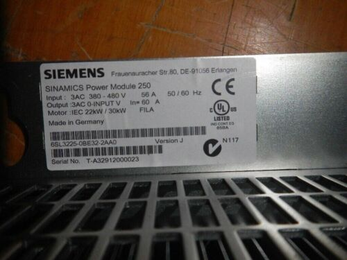 6SL3225-0BE32-2AA0 SINAMICS G120 Power Module PM250 6SL32250BE322AA0 | eBay
