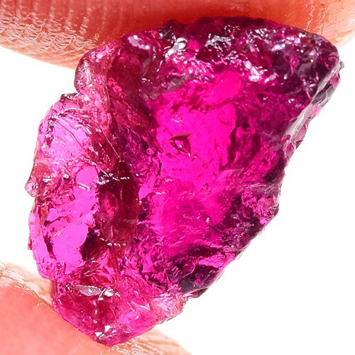 RARE RED 2.50ct 100%NATURAL UNHEATED RED TOURMALINE ROUGH FACET NR! | eBay