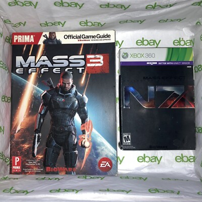 Mass Effects 3 Bundle Collectors Edition Game And Official Game Guide ...