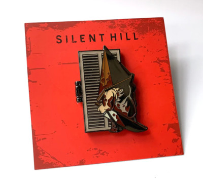 Silent Hill 1 2 Pyramid Head James Hiding Closet Hinged Movie Enamel ...