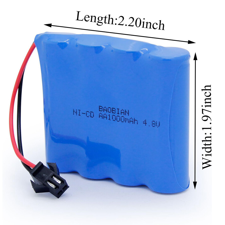 1pcs 4.8v 1000mah Nicd AA Battery for Blomiky RC Rock Crawler Vehicle ...
