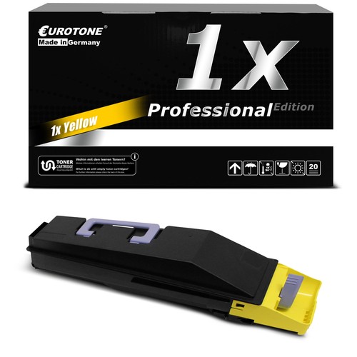 Eurotone Pro Cartuccia Giallo Sostituita Kyocera TK880 TK-880 TK-880Y ...