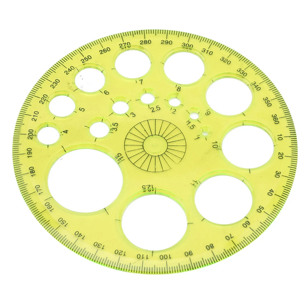 Full Circle Protractor Template Printable
