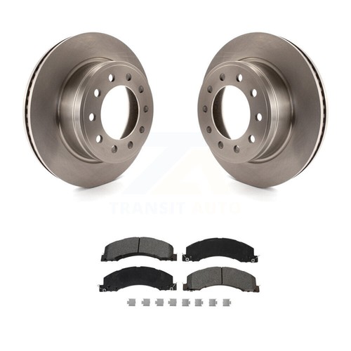 Brake Rotor & Semi-Metallic Pad Front Kit For Ram 5500 Dodge Sterling ...