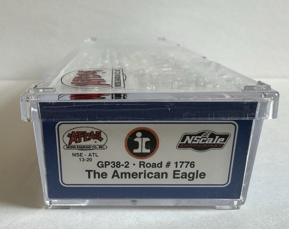 Atlas NSE N Scale NSE ATL 13-20 GP38-2 Locomotive The American Eagle ...