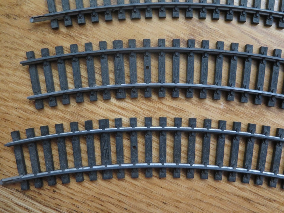 6 x Jouef No 470 Curved Track Steel Rail OO HO Gauge approx 28cm | eBay UK